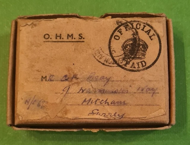 WW2 ARMY MEDAL Star Box Mitcham Surrey Recipient for 3- 4 Medals $11.39 ...