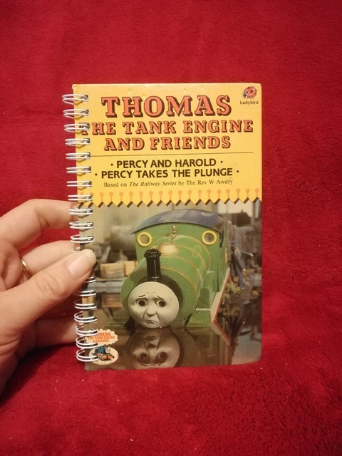 LADYBIRD BOOK HANDMADE Notebook Thomas the Tank Engine & Friends Percy ...