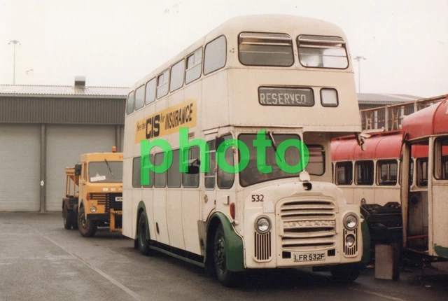BLACKPOOL TRANSPORT LEYLAND Pd3 Training Bus 532 Rigby Road 1986X ...