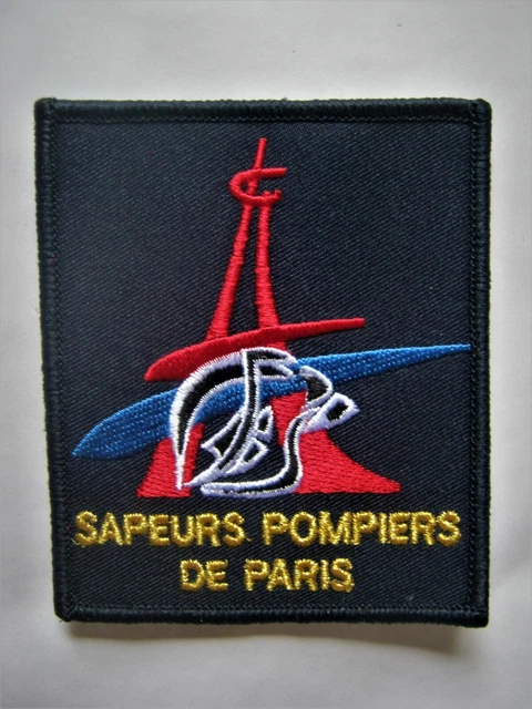 ECUSSON POMPIER BSPP Les Sapeurs Pompiers De Paris 90Mm X 75Mm Sur ...