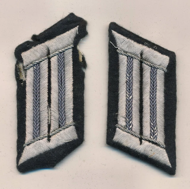 WW2 GERMAN COLLAR tab patch set heer wehrmacht transport officer ...
