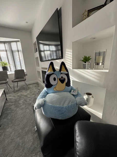 BLUEY CHARACTER SOFT Teddy Plush Chair For Kids Brand New With Tags £60 ...