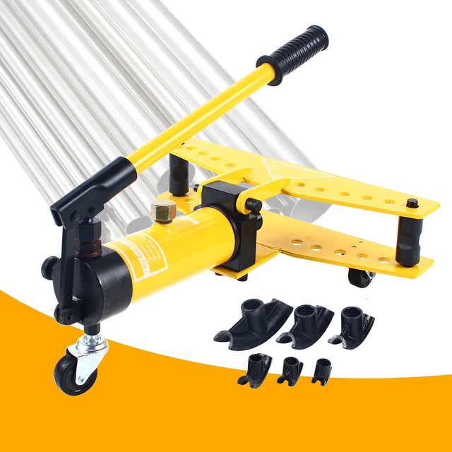10 TON MANUAL Hydraulic Pipe Tube Bender Heavy Duty Tube Former Bending ...