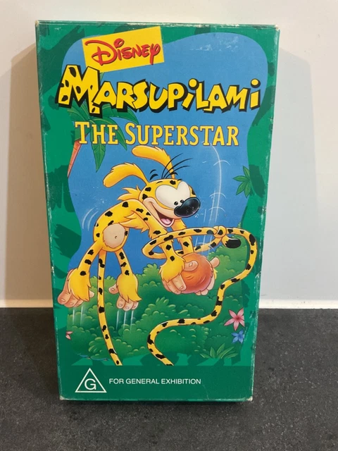 MARSUPILAMI ~ THE Superstar VHS/PAL WALT DISNEY RARE AUSTRALIAN RELEASE ...