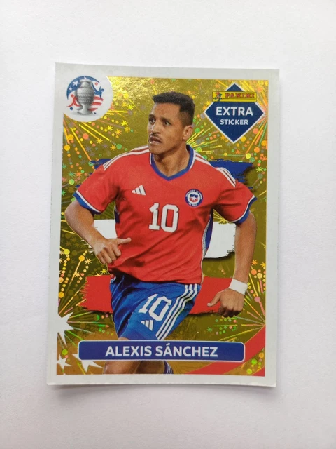 PANINI COPA AMERICA USA 2024 Extra Sticker Gold - Alexis Sánchez ...