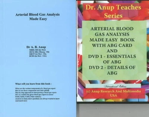 ABG -- ARTERIAL Blood Gas Analysis Made Easy - Book & 2 DVD Set (PAL ...