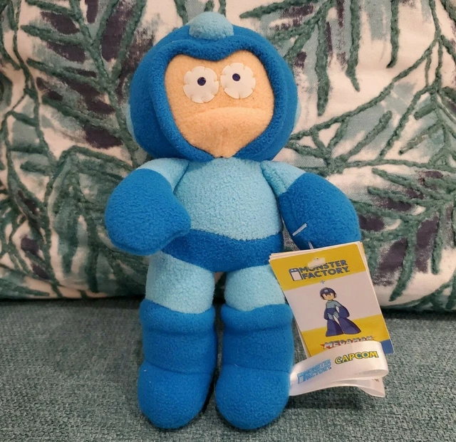 NEW MONSTER FACTORY Capcom Rockman Robot MEGAMAN MEGA MAN 8" Plush ...