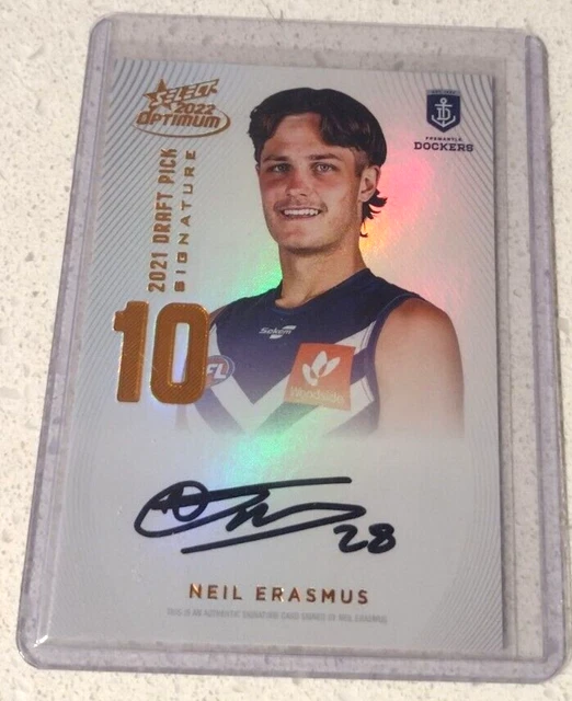 2022 OPTIMUM NEIL Erasmus DPS signature Copper 124/170 FREMANTLE DPSC10 ...