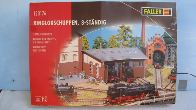 FALLER HO : "Ringlokschuppen",Bausatz,Art.-Nr: 120176,*NEU-wertig,In ...