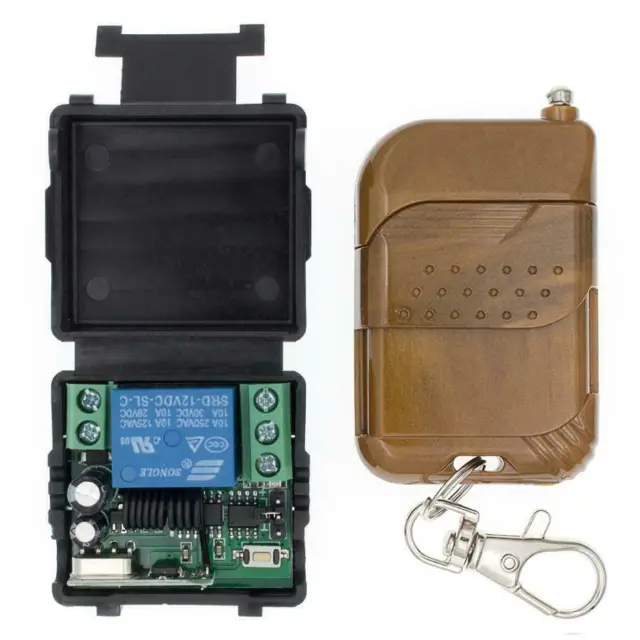 12V 1CH CHANNEL Wireless Remote Control Relay Switch RF Transmitter ...