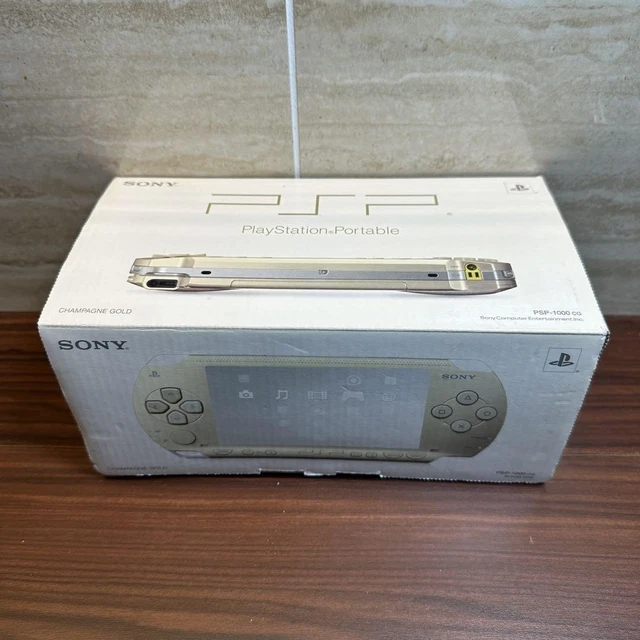 CONSOLE SONY PSP-1000 Champagne Gold Boxed Set complet testé très rare ...