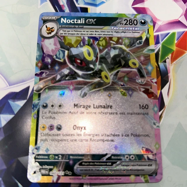 CARTE POKÉMON - Noctali EX 60/131 - EV8.5 Évolutions Prismatiques- FR ...