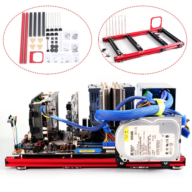 DIY PC TEST Bench ITX MATX ATX Motherboard Open Air Frame Chassis Case ...