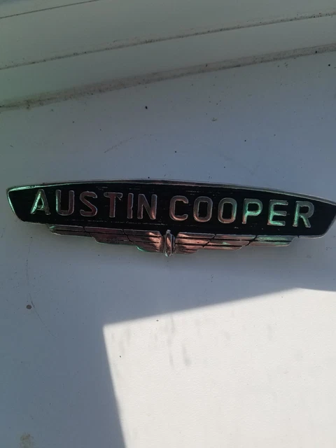 CLASSIC AUSTIN MINI cooper s mk1 bonnet badge £15.00 - PicClick UK