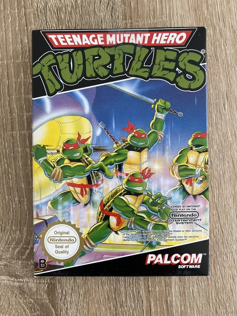 TORTUES NINJA TEENAGE Mutant Ninja Turtles Nintendo NES Fr PAL B EUR 35 ...