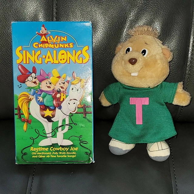 ALVIN AND THE Chipmunks Sing Alongs Ragtime Cowboy Joe VHS Movie ...