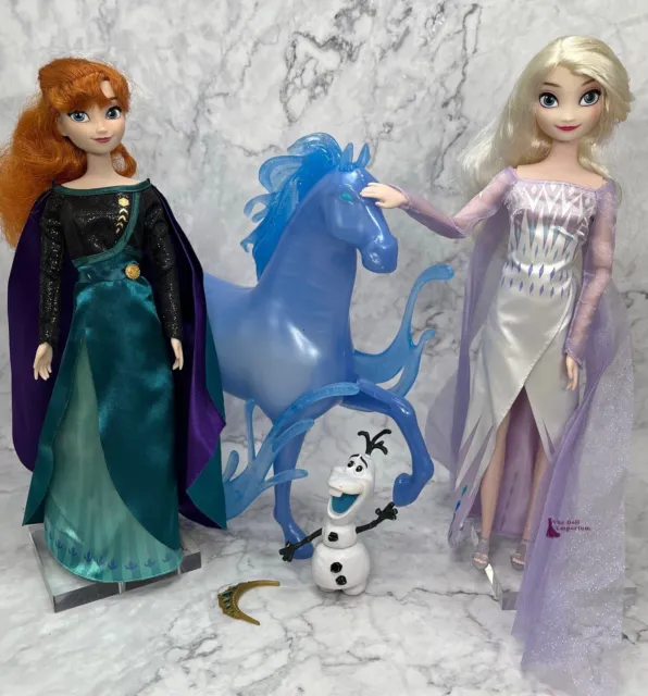 DISNEY STORE DOLLS - Frozen 2 - Coronation Anna & Ice Queen Elsa Dolls ...
