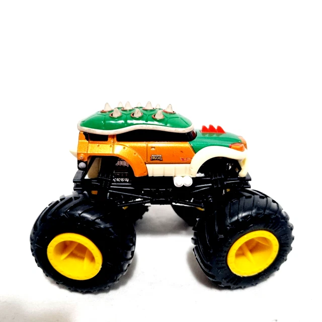 HOT WHEELS MONSTER Jam Bowser Super Mario Bros Monster Truck 1:64 Scale ...