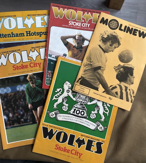 WOLVES 1980S PROGRAMMES £1.76 - PicClick UK