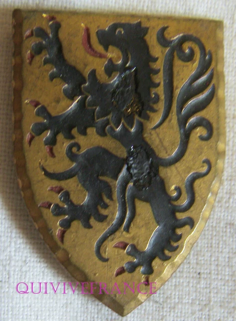 IN21394 - ABZEICHEN 1° Division Infanterie,Löwe -gemalt,Rücken ...