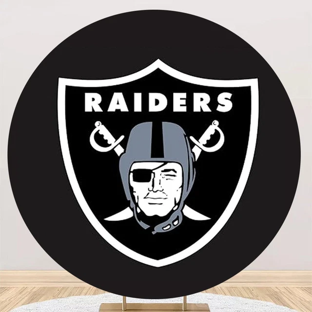 CUSTOMIZE RAIDERS PHOTO Backdrop Theme Cover Round Backdrop Birthday ...