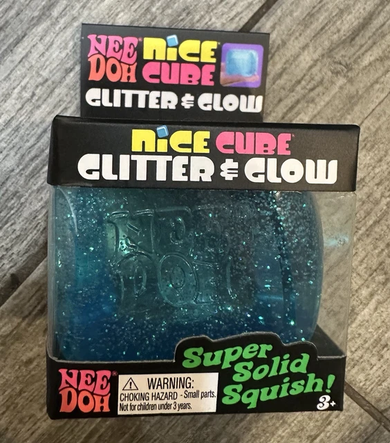 NEEDOH NICE CUBE Glitter and Glow, Nee Doh Squishy Ice Cube X 1 $29.37 ...