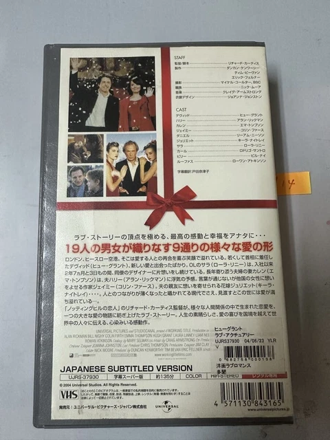 VHS LOVE ACTUALLY Hugh Grant £40.86 - PicClick UK