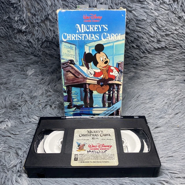 WALT DISNEY MINI Classics Mickey’s Christmas Carol VHS 1994 Video Tape ...