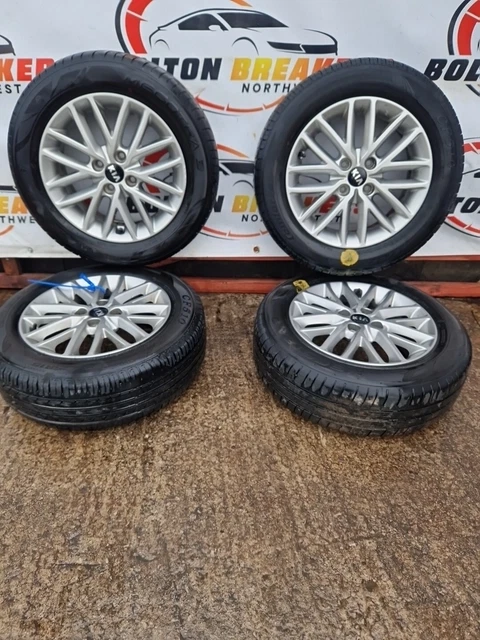 KIA RIO 2012-2018 R15 Complete Set Of 4 Alloys Wheels 185/65/r15 ...