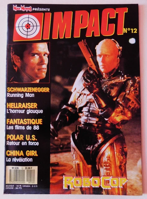 IMPACT MAD MOVIES Magazine N° 12 Robocop Schwarzenegger Hellraiser EUR ...