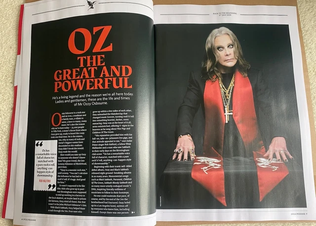 BLACK SABBATH: BACK to the Beginning Official Programme. Ozzy’s Final ...