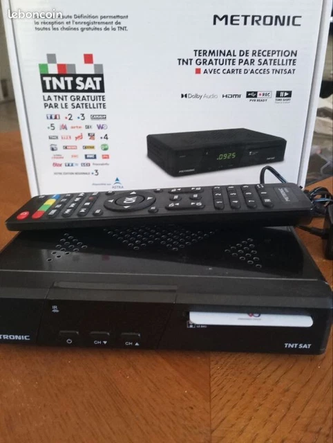 DÉCODEUR TNT SATELLITE avec carte d'accès tnt EUR 35,00 - PicClick FR