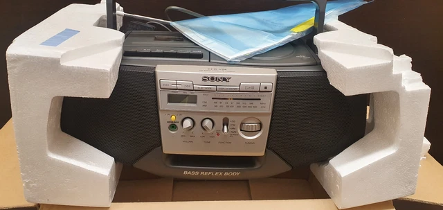 SONY CFD-V24 REGISTRATORE CD Radio Cassette Stereo Registratore Boombox ...