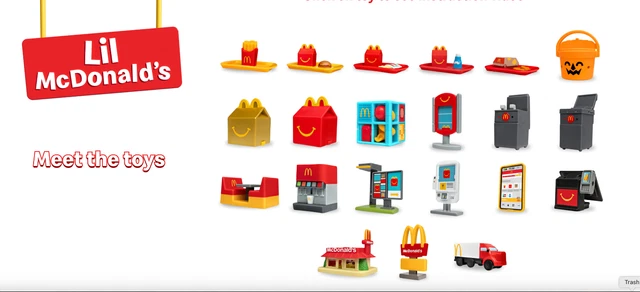 2025 MCDONALD'S LIL Mcdonalds Minature Kids HAPPY MEAL TOYS Or Set $8. ...