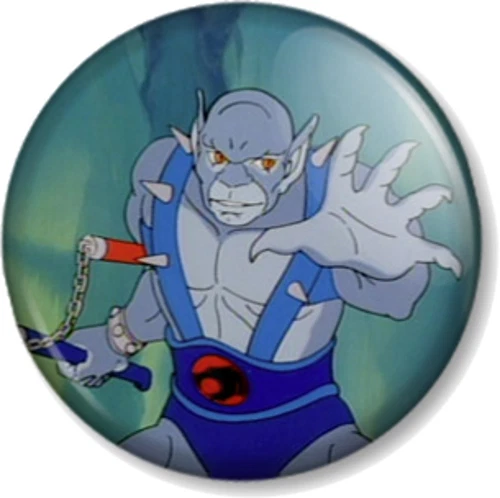 THUNDERCATS PANTHRO 25MM Pin Button Badge Cartoon Retro Vintage Panther ...