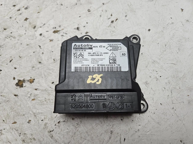 CITROEN C4 AIRBAG Control Unit Ecu 9807547380 Grand Picasso Mk2 2013 ...