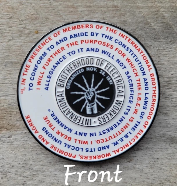 IBEW LOCAL 1701 75th Anniversary Challenge Coin Union Made **Can Not ...