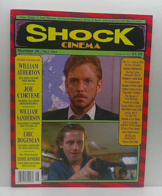 SHOCK CINÉMA MAGAZINE #26 2004 William Atherton Joe Cortese Eric ...