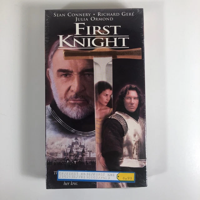 FIRST KNIGHT (VHS, 1995) Sean Connery/Richard Gere/Julia Ormond NEW ...