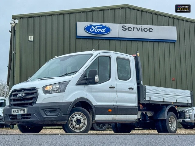 2021 FORD TRANSIT Tipper LWB L3 Leader 350 Camera Tow Bar EURO 6 NO VAT ...