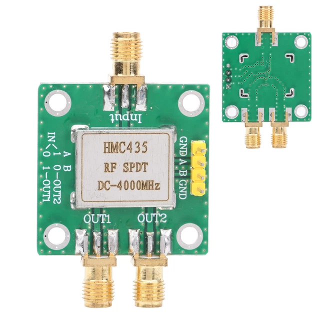 NEW RF SPDT Switch Single Pole Double Throw Module DC‑4000MHz High ...