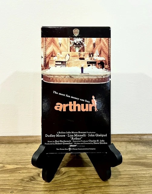 ARTHUR (VHS, 1981) Dudley Moore Liza Minnelli 80s Romantic Comedy OOP ...