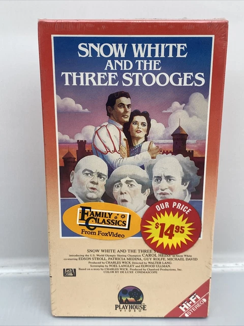 SNOW WHITE AND the Three Stooges VHS ~ Factory SEALED Rare Find £47.49 ...