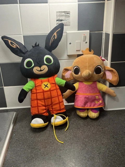 CBEEBIES BING BUNNY Soft Toy Duo Bing And Talking Sula £10.99 - PicClick UK