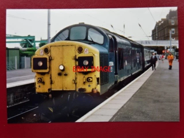 PHOTO CLASS 37 Diesel Loco No 37014 At Ayr £1.50 - PicClick UK