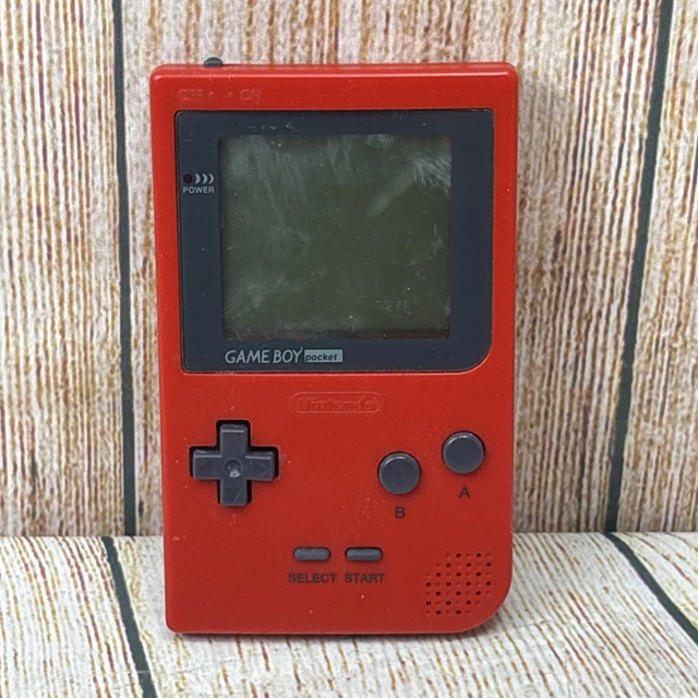 NINTENDO GAME BOY Pocket Red Handheld Console £39.99 - PicClick UK