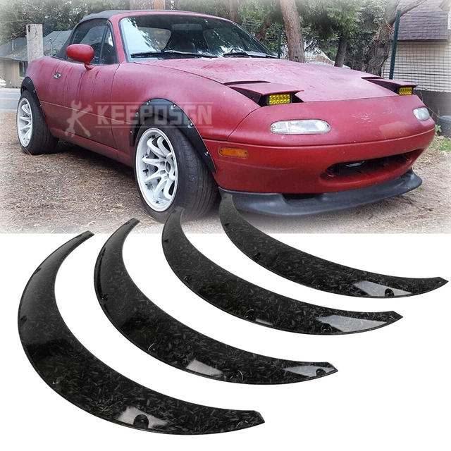 4.5& CAR FENDER Flares Wide Body Kit Wheel Arches For Mazda MX-5 Miata ...