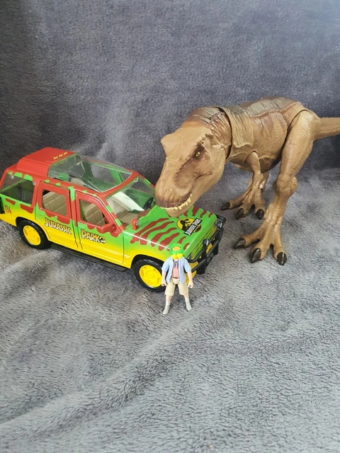 JURASSIC PARK WORLD Legacy Collection Ford Explorer Vehicle Tim T-Rex ...