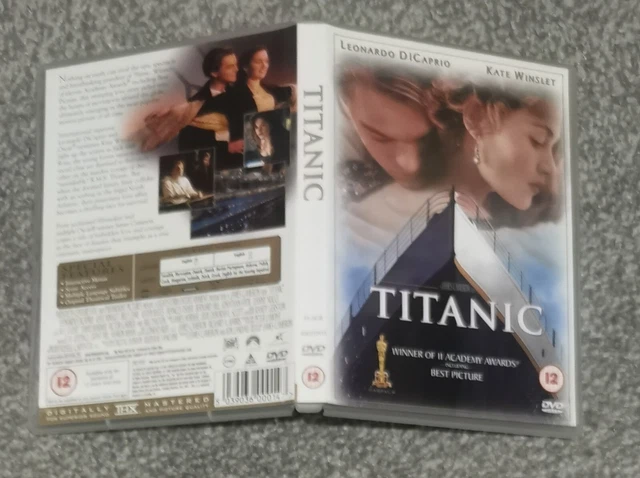 TITANIC DVD ROMANTIC Drama Film Movie Leonardo DiCaprio, Cameron (DIR ...