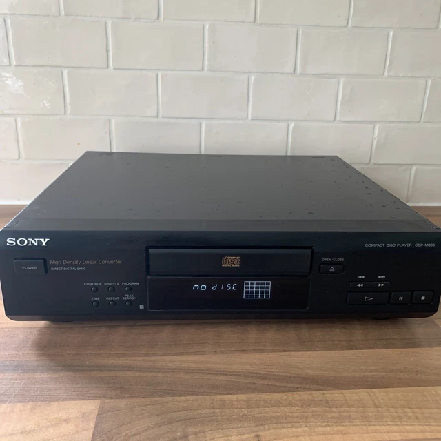VINTAGE SONY CDP-M305 CD Compact Disc Player High Density Linear ...